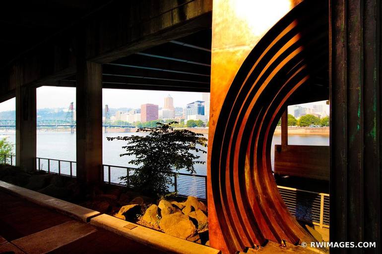MODERN ARCHITECTURE EAST BANK ESPLANADE PORTLAND OREGON PRINT ...