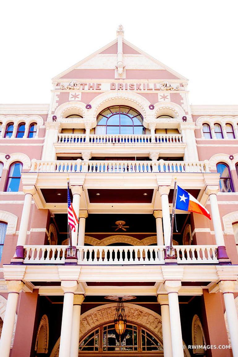 THE DRISKILL BUILDING HISTORIC DOWNTOWN AUSTIN ARCHITECTURE COLOR ...
