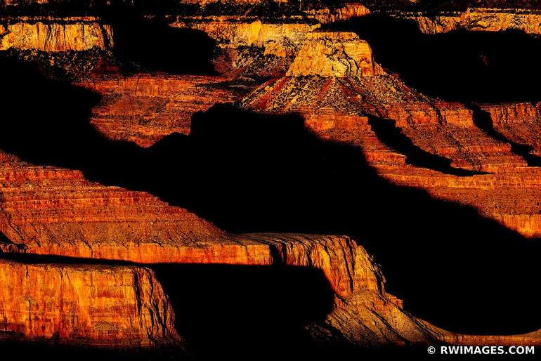 SUNSET PIMA POINT SOUTH RIM GRAND CANYON NATIONAL PARK ARIZONA AMERICAN ...
