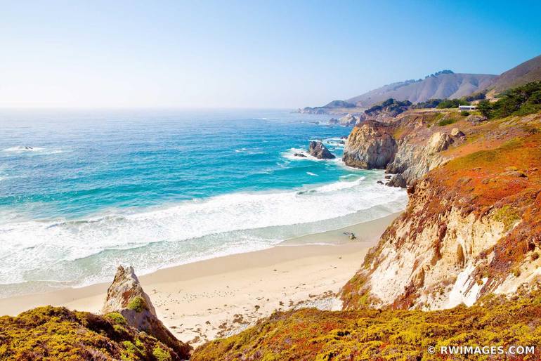BIG SUR PACIFIC COAST CALIFORNIA - Extra Large Fine Art Print ...