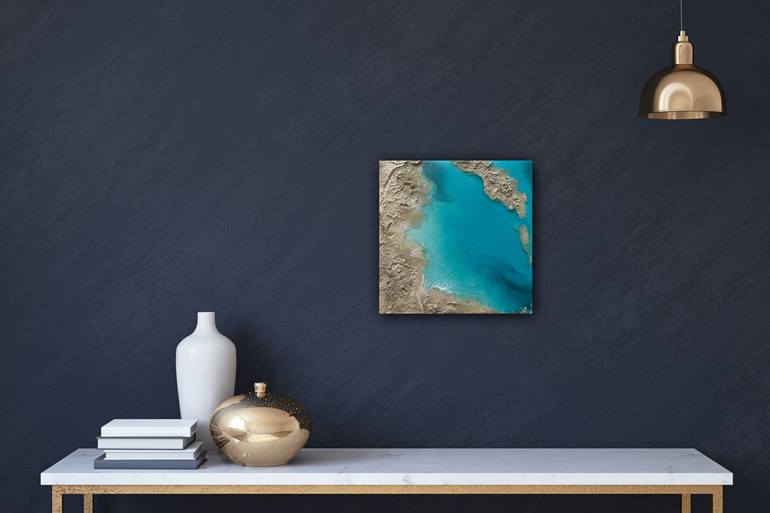 Blue heaven Painting by Ana Hefco | Saatchi Art