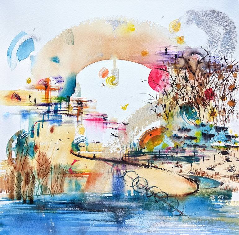 All Is One Painting by Heajung Czapla | Saatchi Art