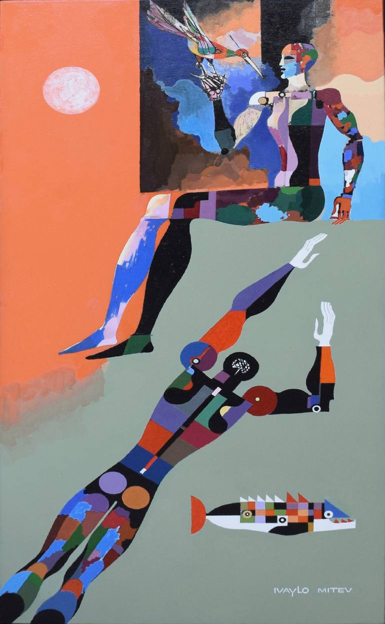 Dialog Painting by Ivaylo Mitev | Saatchi Art