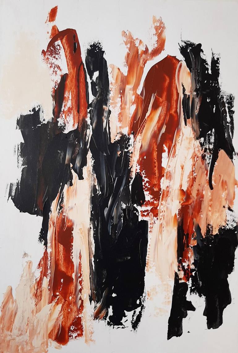Fleeing Shadows I Painting by Barbara Gillette Price | Saatchi Art