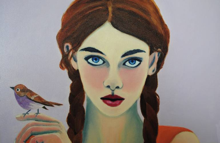 The Company You Keep Painting by Maureen Riesco | Saatchi Art