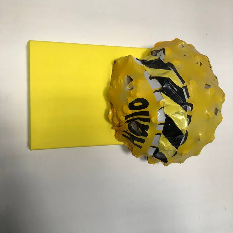 Yellow 21 Sculpture by Lisbeth Parisius | Saatchi Art