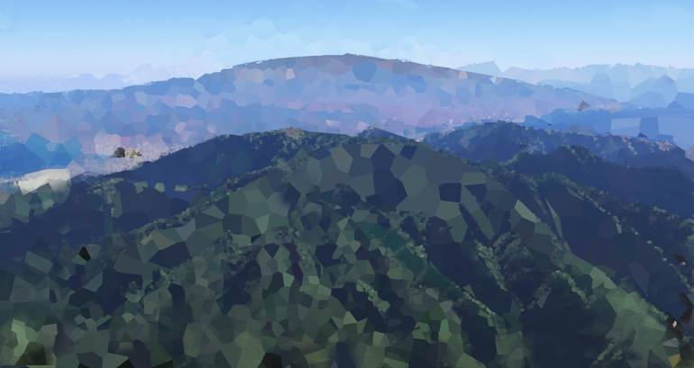 Haleakalā Painting by Mike Tyau | Saatchi Art