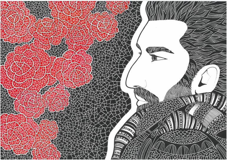 Knight Drawing by Maria Musiiaka | Saatchi Art