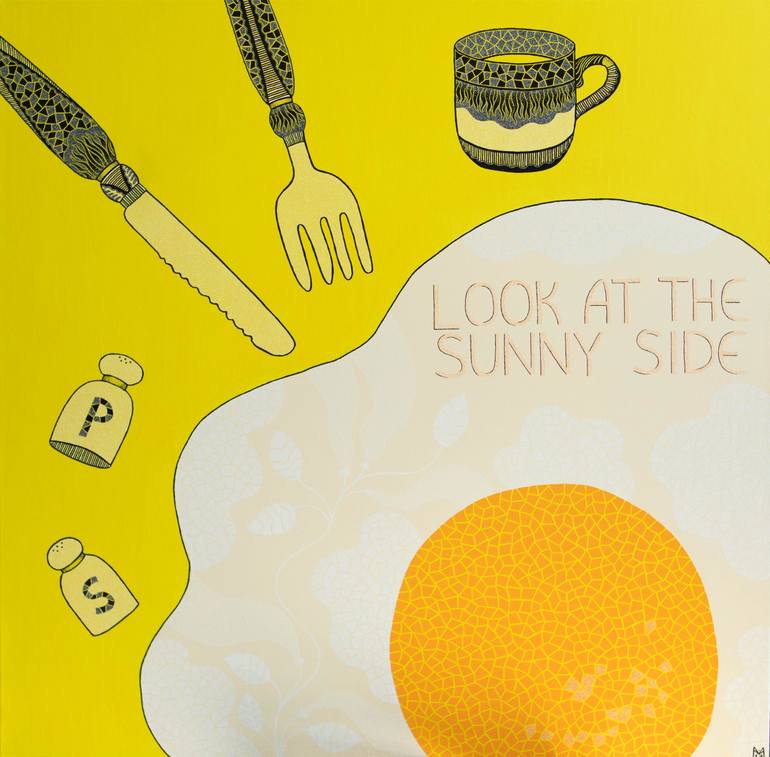 Look at the sunny side Painting by Maria Musiiaka | Saatchi Art