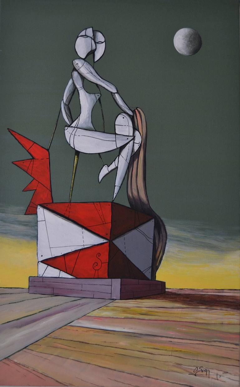 Chora Painting by Oscar Francescutto | Saatchi Art