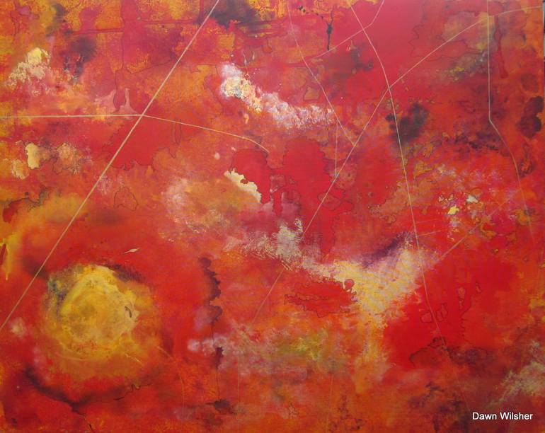 Lochnagar Crater Painting by Dawn Wilsher | Saatchi Art
