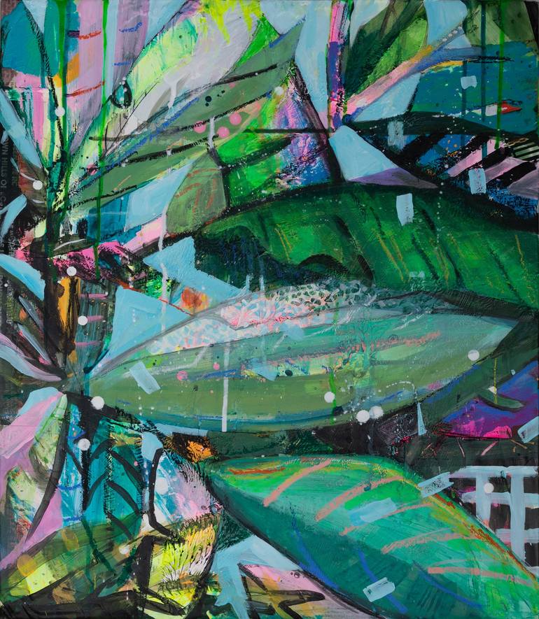 'In a Forest full of Trees' Painting by Siobhan Riordan | Saatchi Art