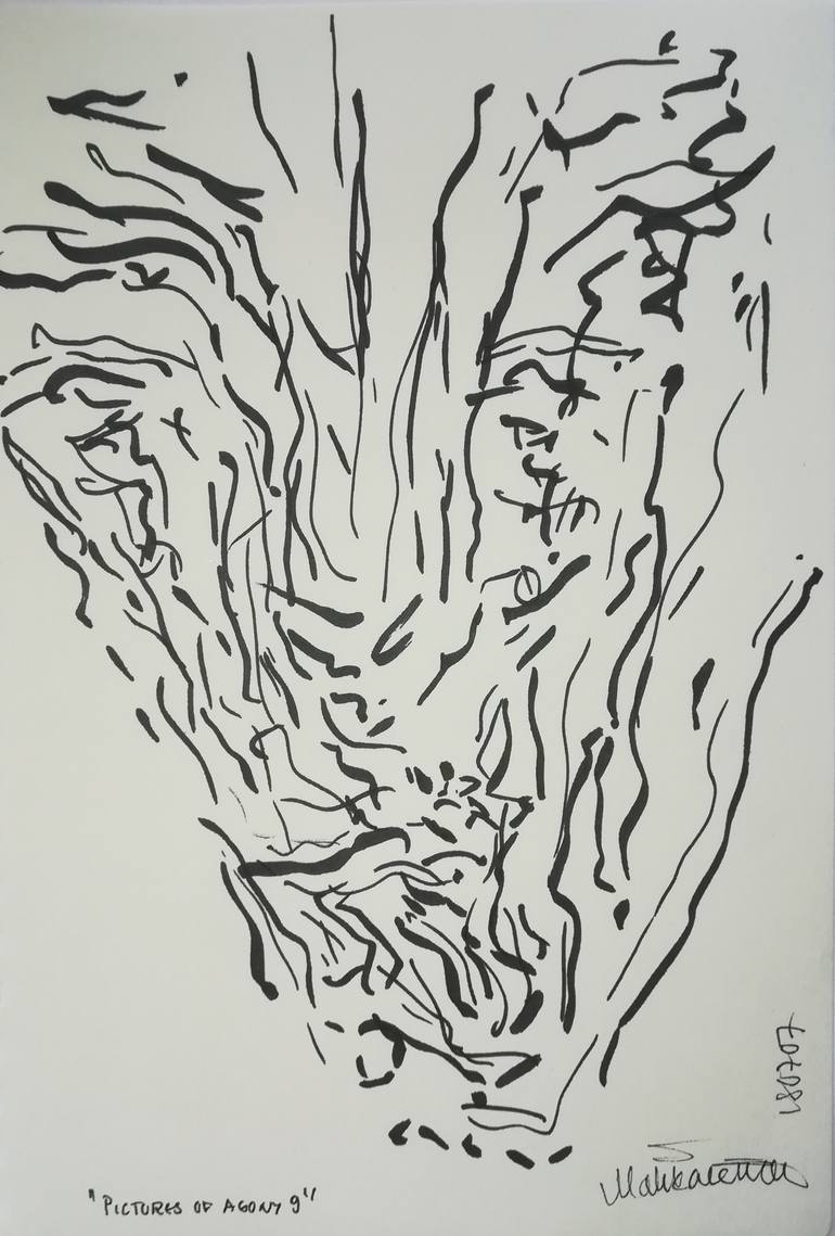 Pictures of Agony Drawing by Pertti Matikainen | Saatchi Art