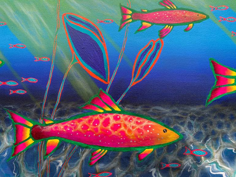 Delineate/Separate Painting by Scott Allen Roberts | Saatchi Art