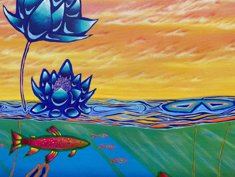 Delineate/Separate Painting by Scott Allen Roberts | Saatchi Art