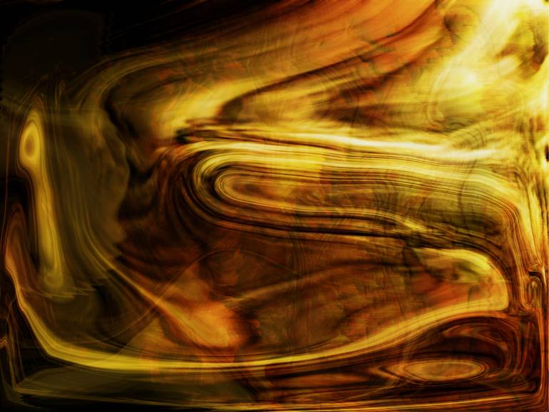 Gold Warp Like Glass Photography by Isaiah Moore | Saatchi Art