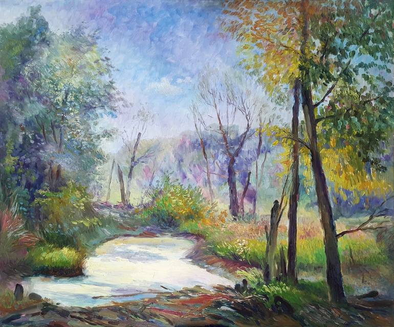 Sun in september Painting by Bohdan Yermakov | Saatchi Art