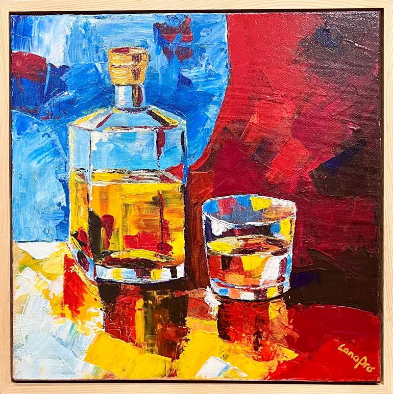 Glass of Brandy Painting by Svetlana Prokhorova | Saatchi Art United ...