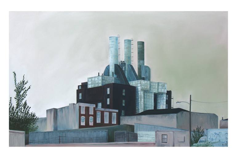 The Factory Painting by Matthew Green | Saatchi Art