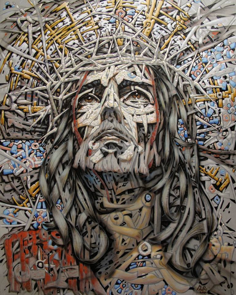 Isus Painting by Bogdan Dide | Saatchi Art