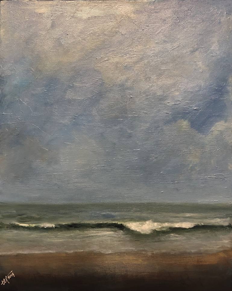 June Gloom in San Clemente Painting by Terry Orletsky | Saatchi Art