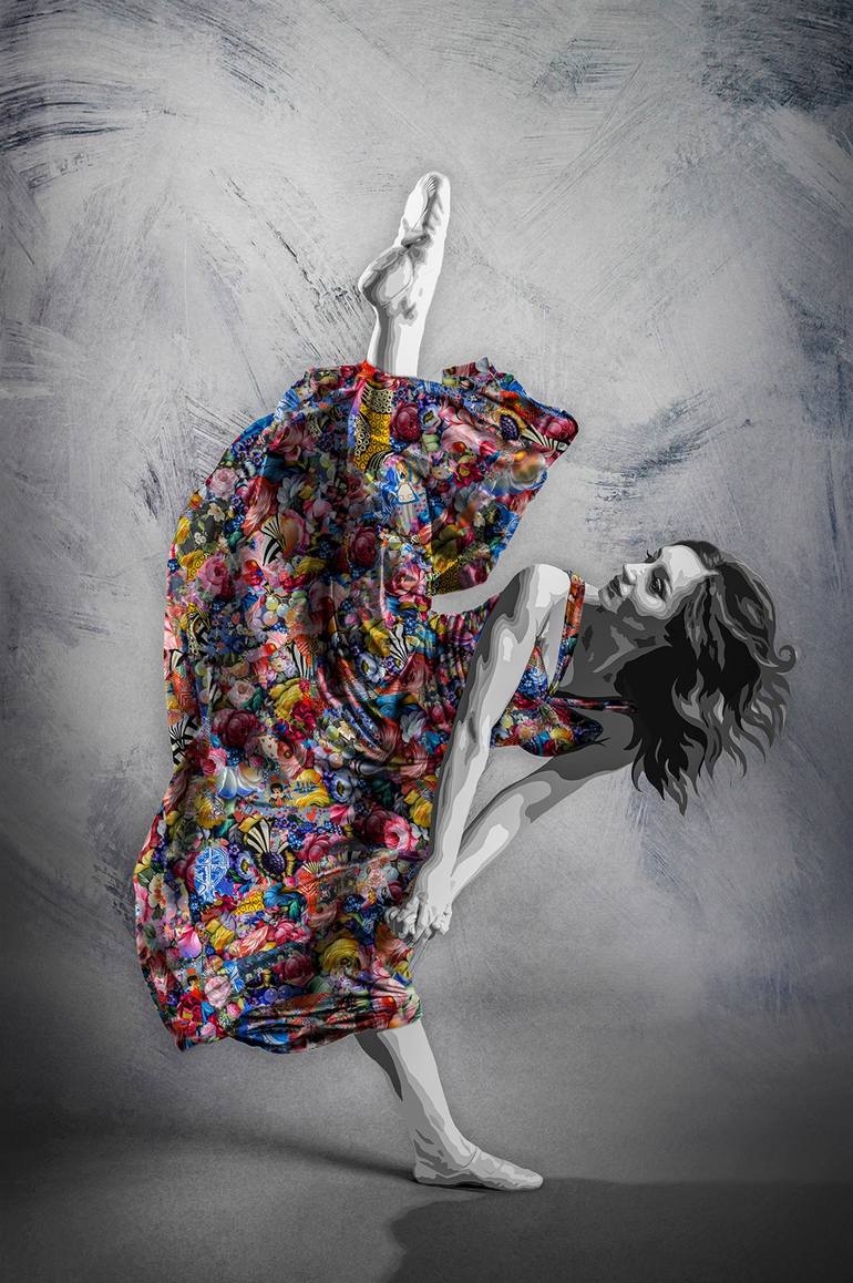 Celine - Limited Edition of 25 Mixed Media by Kristel Bechara | Saatchi Art