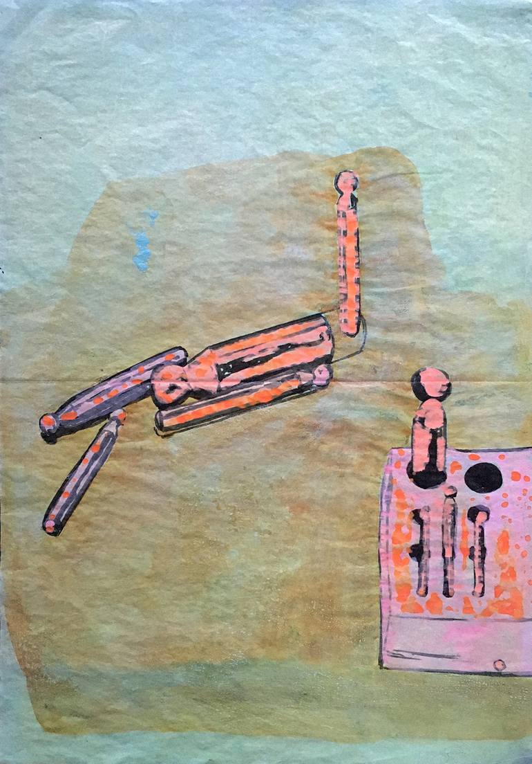 Duplos | Dobles 27 Drawing by Sara Antunes | Saatchi Art