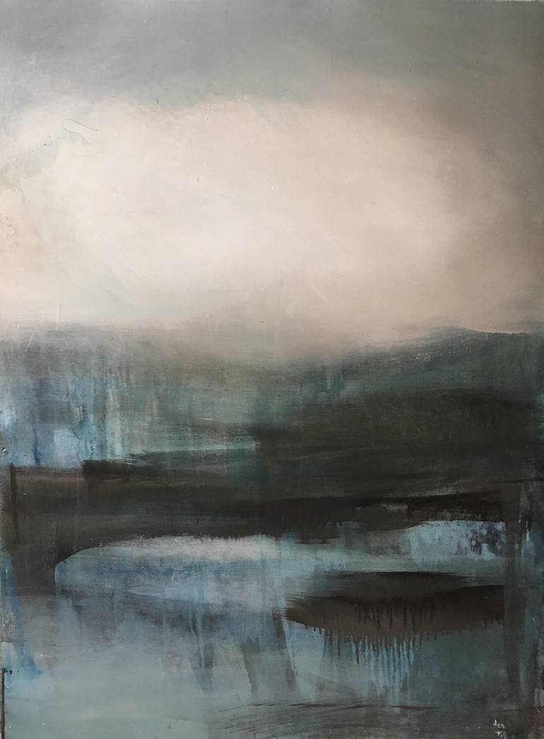 Soft Rain Painting by Jen Till | Saatchi Art