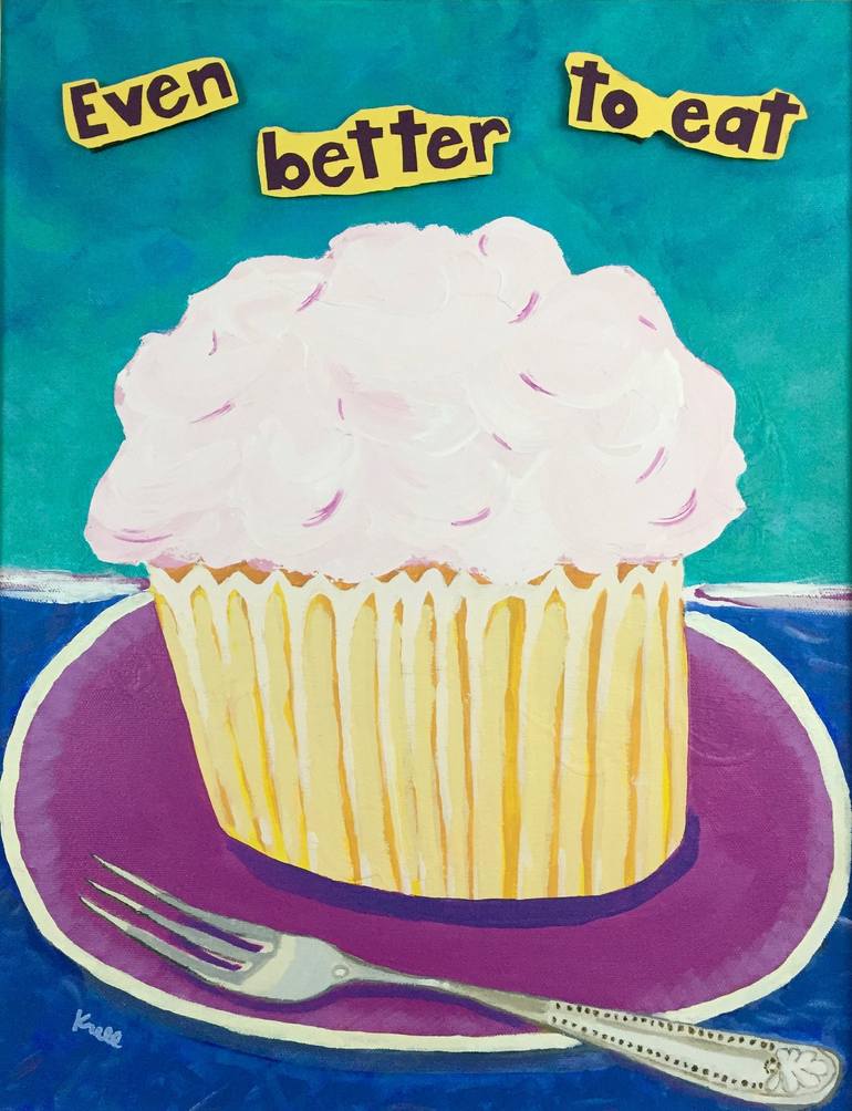 Even Better to Eat Painting by Robert Krell | Saatchi Art