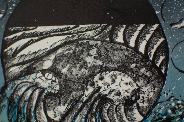 The moon, the tide and us on earth - Limited Edition of 4 Printmaking ...