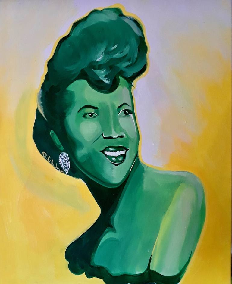 Her Vaughaness Painting by Rick Sorrells | Saatchi Art