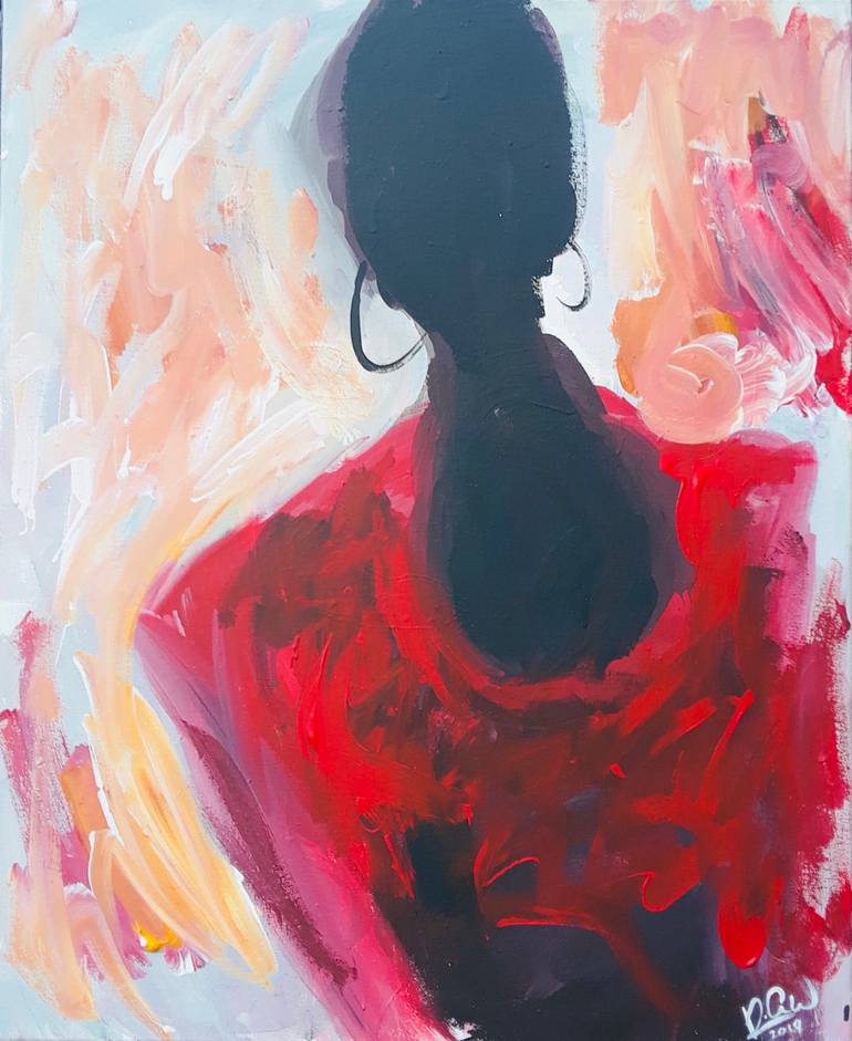 Sweetest Back Painting by Rick Sorrells | Saatchi Art