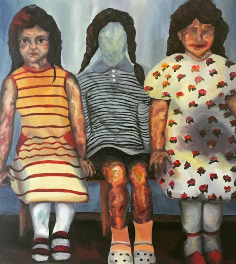 my old friends Painting by Olena Pateli | Saatchi Art