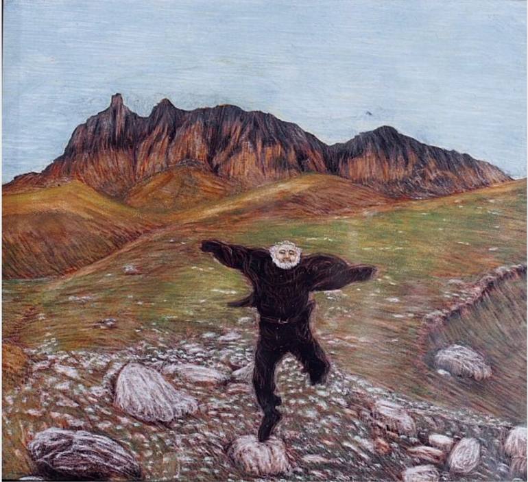 Paradzhanov Painting by Martin Ashkhatoev | Saatchi Art