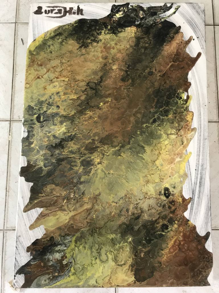 Depressed earth Painting by Rudy Mansuco | Saatchi Art