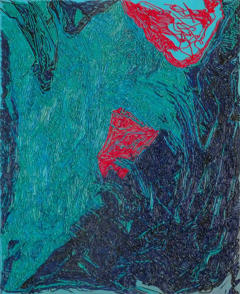 Blue #2 Painting by Mark Stocks | Saatchi Art