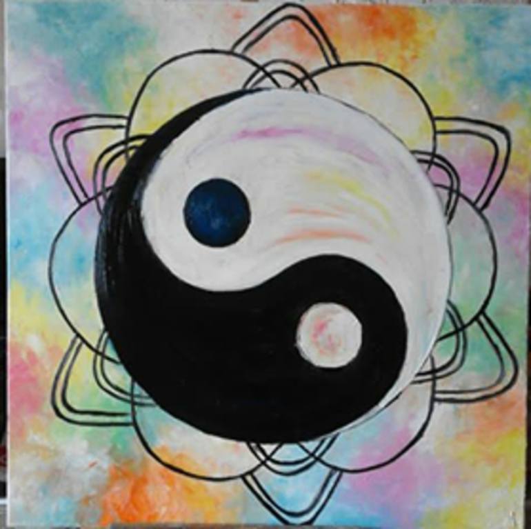 ''Ýin and yang'' Painting by Asi Art | Saatchi Art