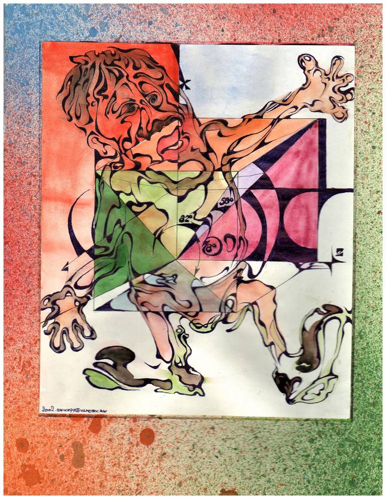 Tetragonal Drawing by Sergey Mikhaylov | Saatchi Art