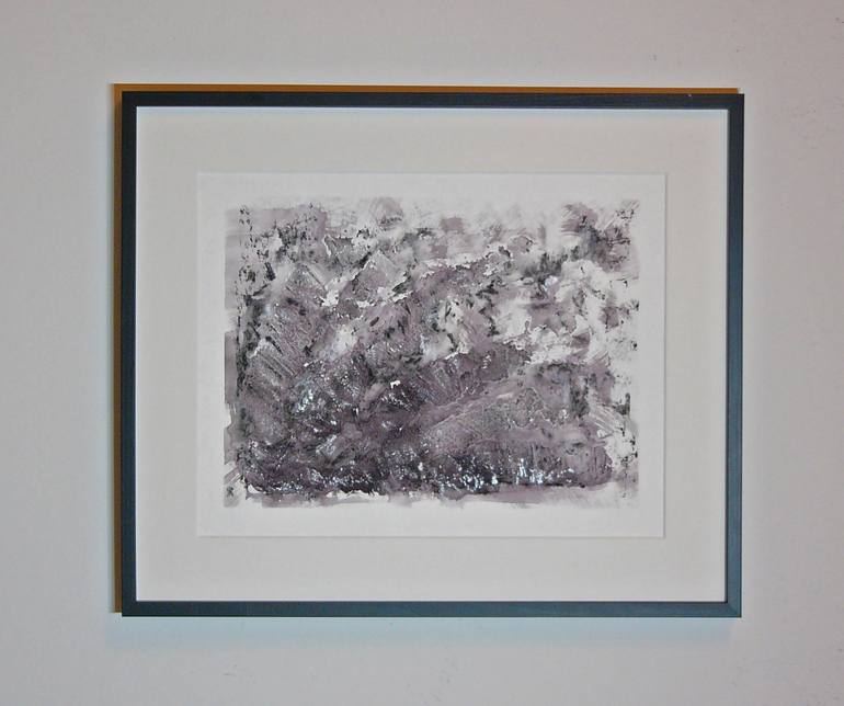 Composition Nr. 2 in black white structure Painting by Elena Solovyeva ...
