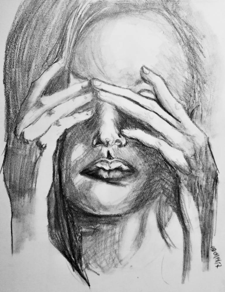 Hidden Drawing by Alyssa Deabenderfer | Saatchi Art