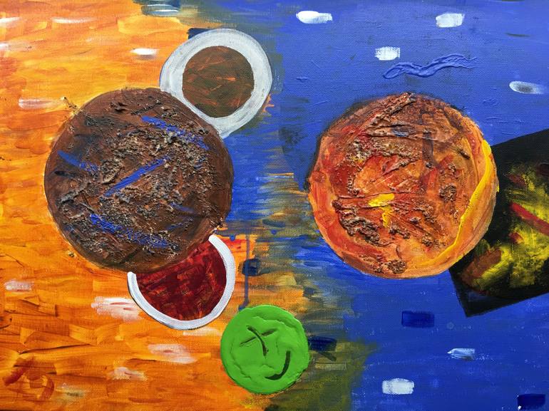 Phobos Painting by Wendy Leung | Saatchi Art