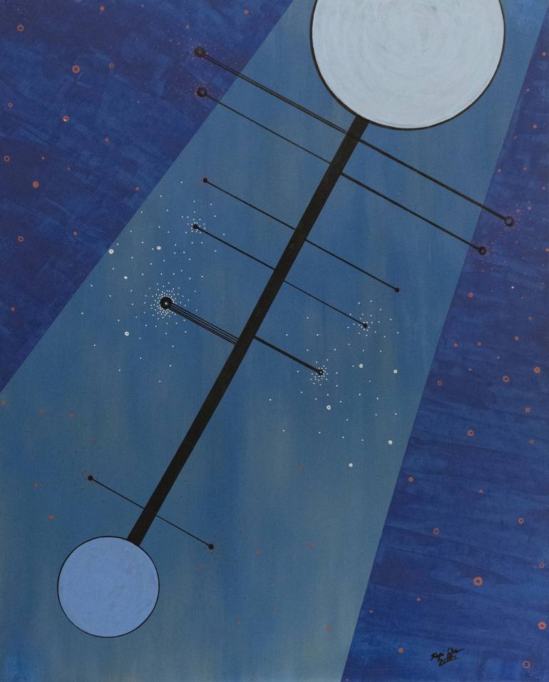 Dot Receiver Painting by Gabor Banyai | Saatchi Art
