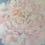Large Peony Interior Painting ‘’Heart’’ Painting by Anna Silabrama | Saatchi Art