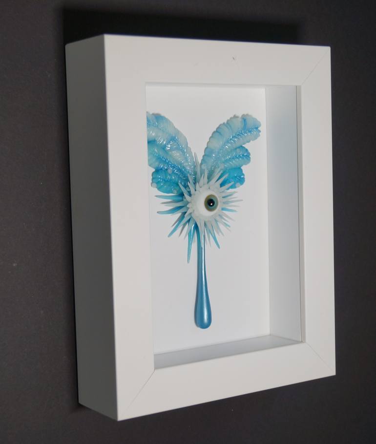 Angel Blue Sculpture by Gerd Rucker | Saatchi Art