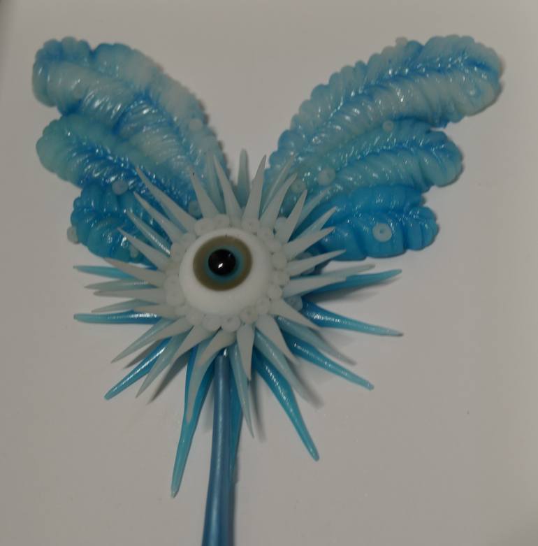 Angel Blue Sculpture by Gerd Rucker | Saatchi Art
