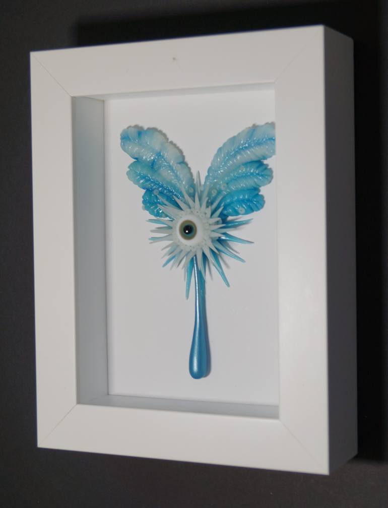 Angel Blue Sculpture by Gerd Rucker | Saatchi Art