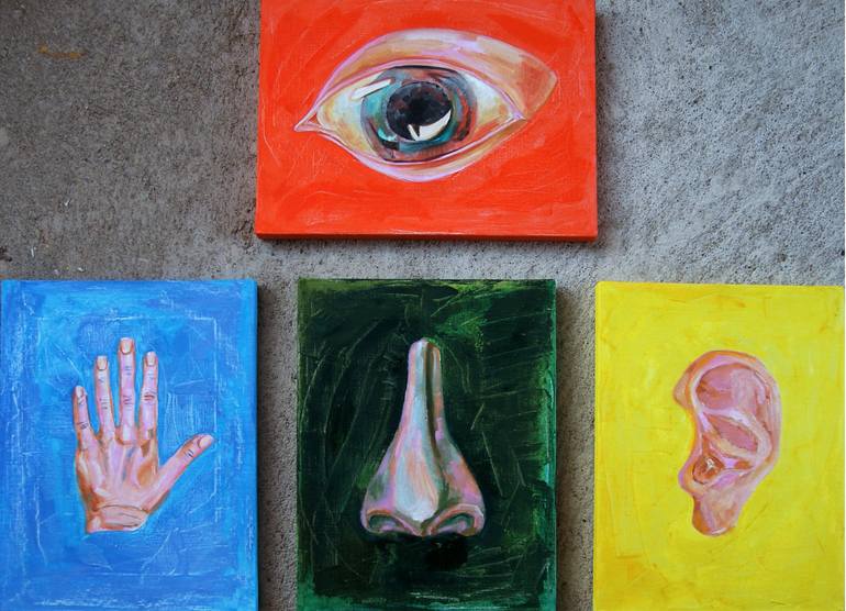 Series Incoming Information Painting by Maria Kupko | Saatchi Art