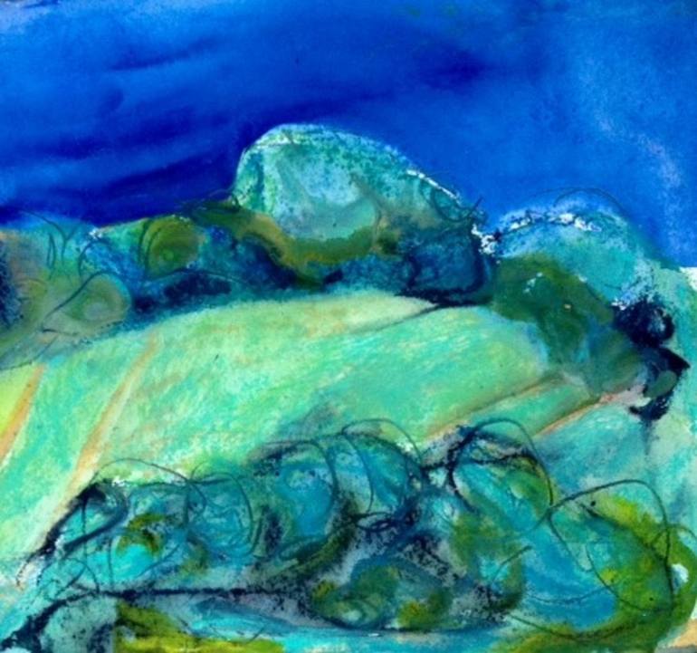 Grassy Knoll Drawing by Stephanie Rose Bird | Saatchi Art