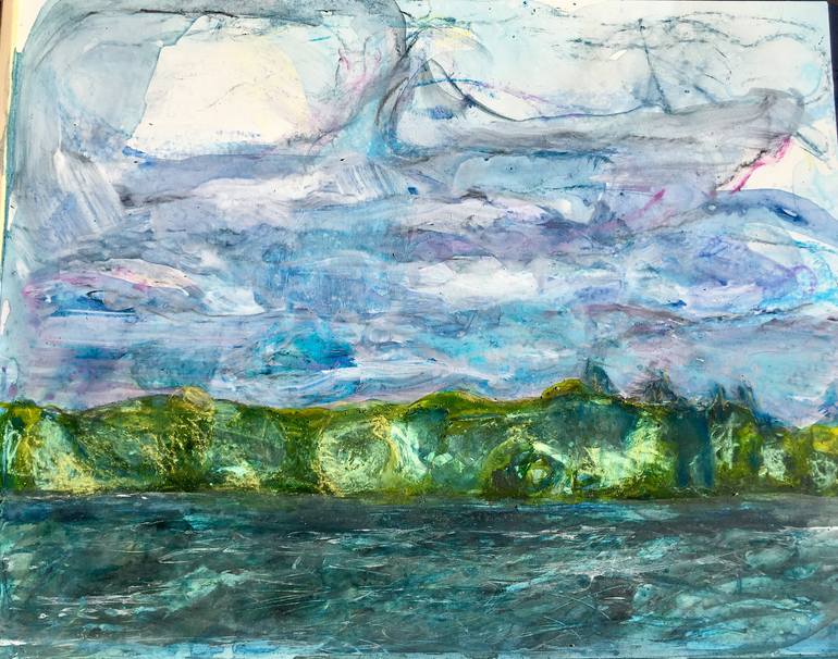 Deer Lake #2 Painting by Stephanie Rose Bird | Saatchi Art