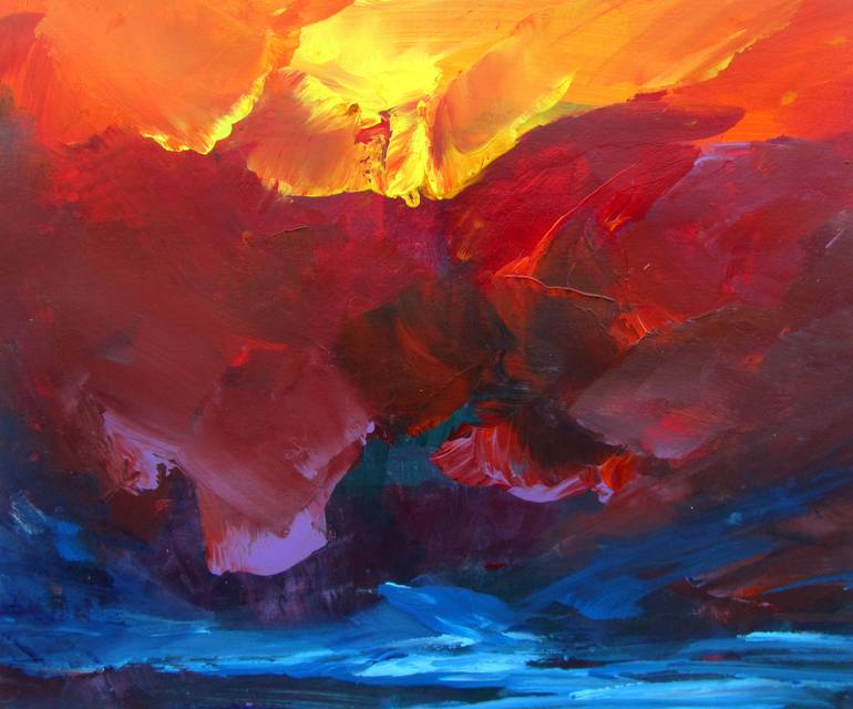 Charming Depth Painting by Nitiksha Dawar | Saatchi Art